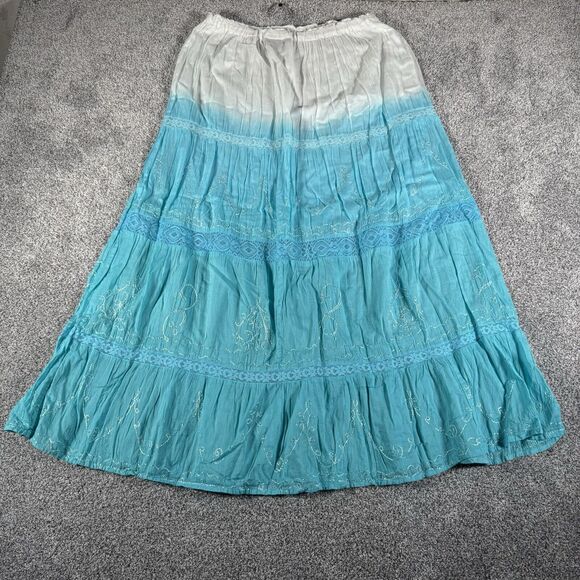 No Brand | Skirts | Tokyo Denim Bank Skirt Medium Boho Cottagecore ...